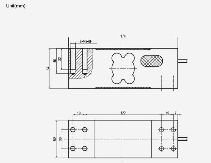 LP7161 Single point Load Cell - Buy Single point load cell, Bench scale ...