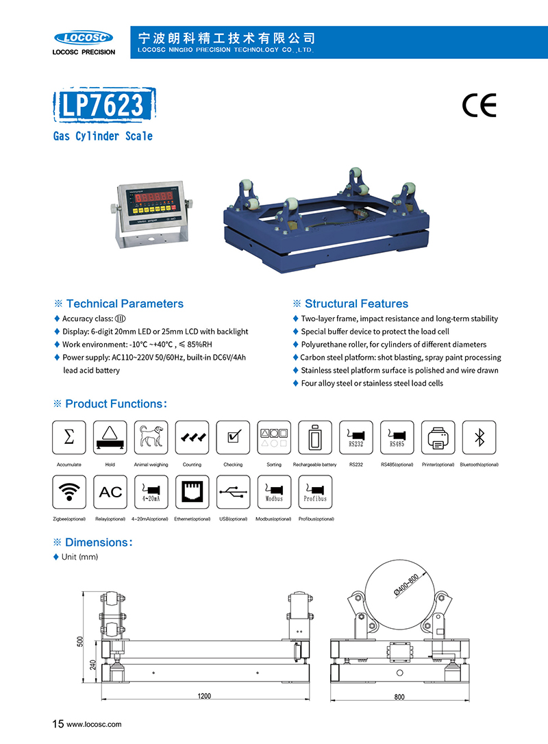 LP7623 Gas Cylinder Platform weighing scale - Buy Weighing Scale ...
